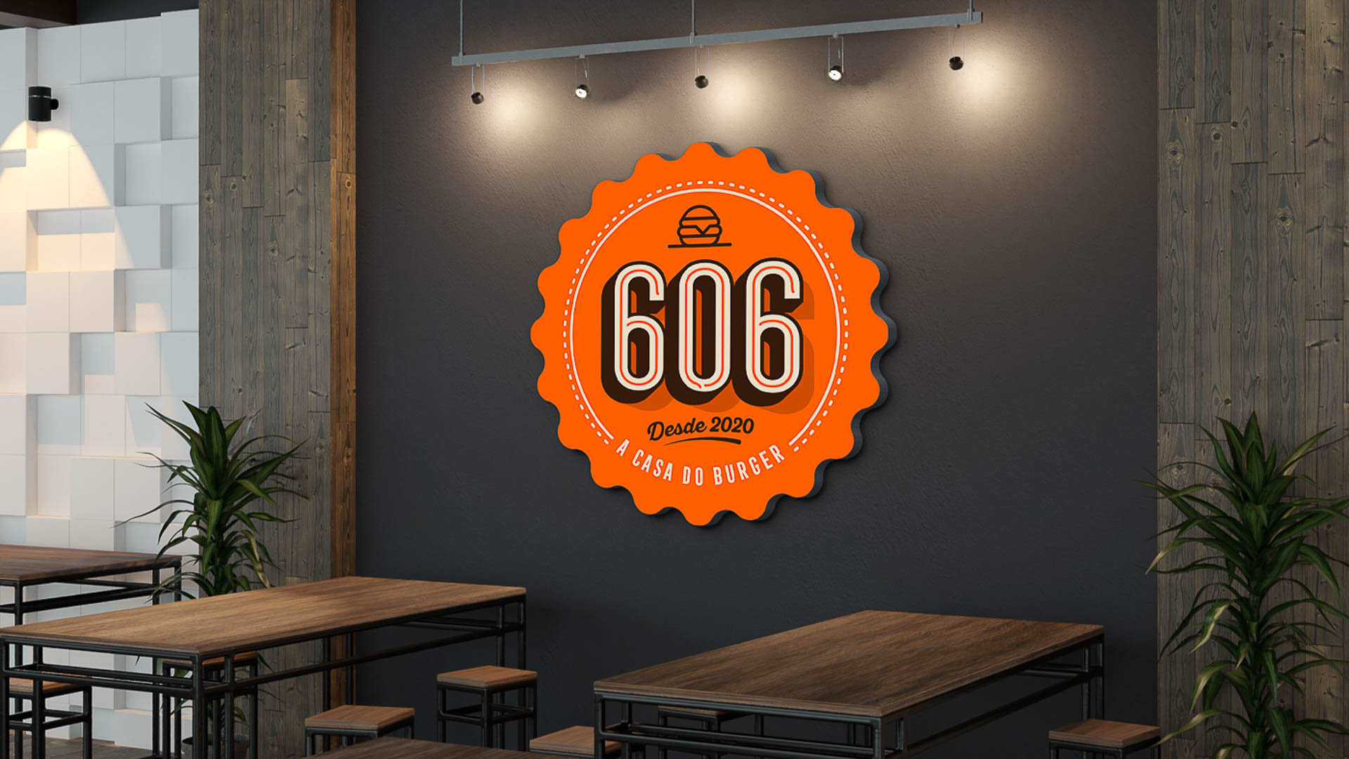 606 Burger – Elementar Branding & Design
